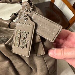 Coach | Bags | Coach Leather Shoulderhobo Bag With 2 Hang Tags | Poshmark